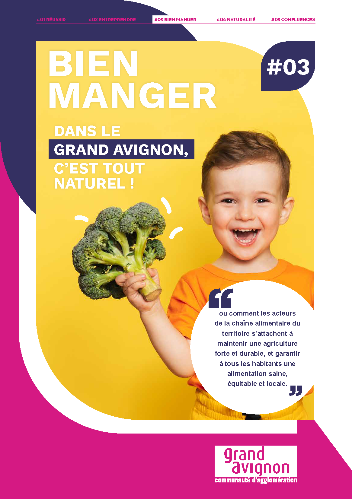 Brochure #3 - Bien manger | Grand Avignon