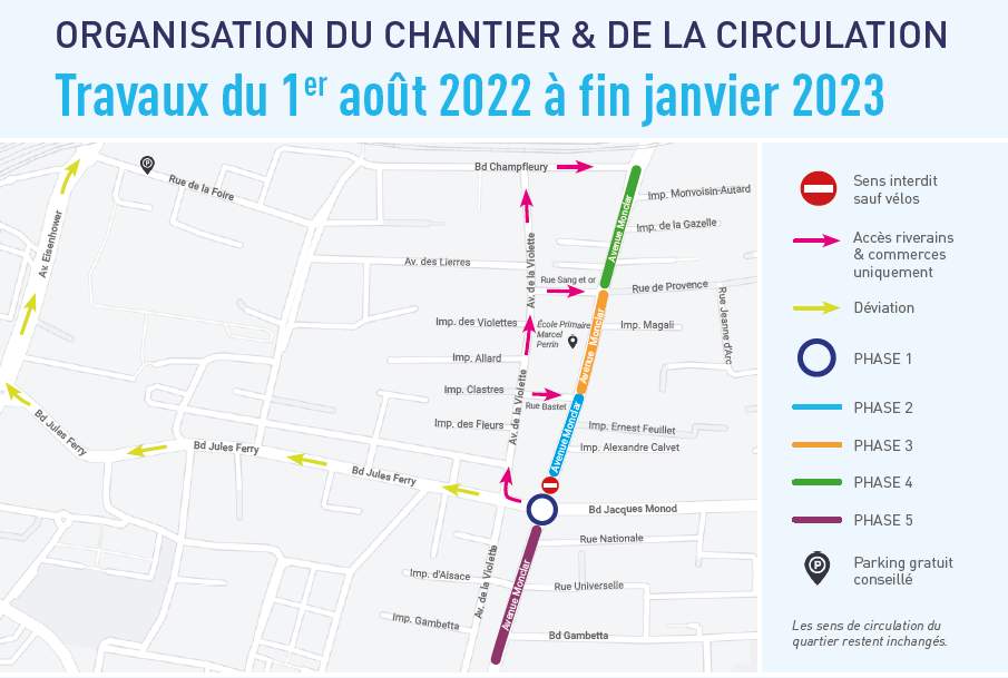Travaux avenue Monclar à Avignon | Grand Avignon