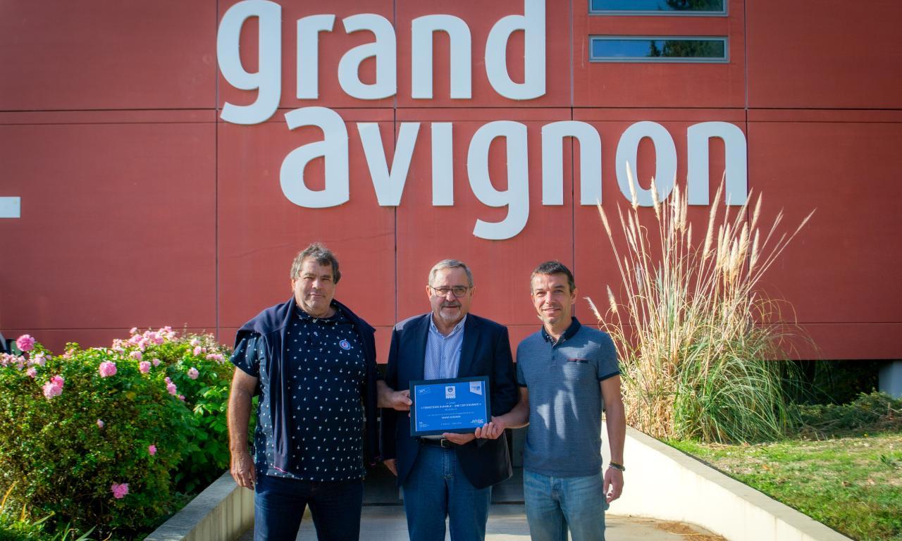 Le Grand Avignon récompensé pour son engagement | Grand Avignon